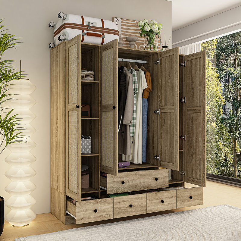 Wooden cloth cupboard store